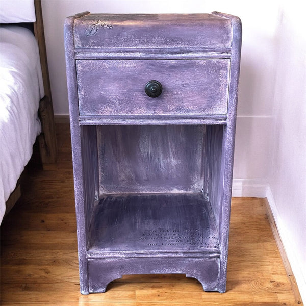 The Purple Dreamer Nightstand - Recreated Designs