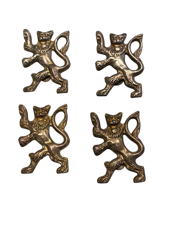 Bronze Heraldic Lion Mount - Recreated Designs