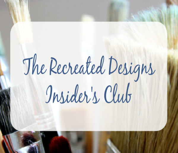 Insider’s Club – Monthly DIY & Upcycling Classes - Recreated Designs